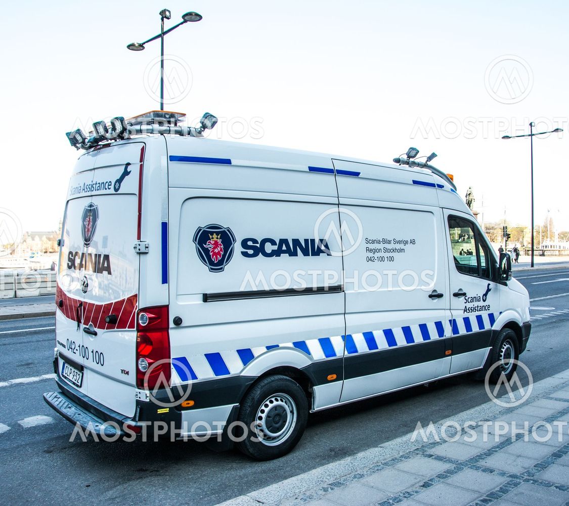 "Servicebil från Scania" av Gamma-Man - Mostphotos