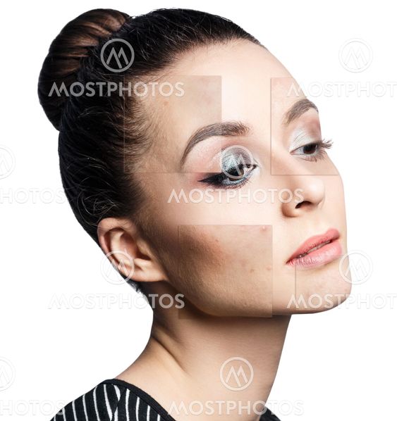"Parts of woman face before..." av Dmitrii Kotin - Mostphotos