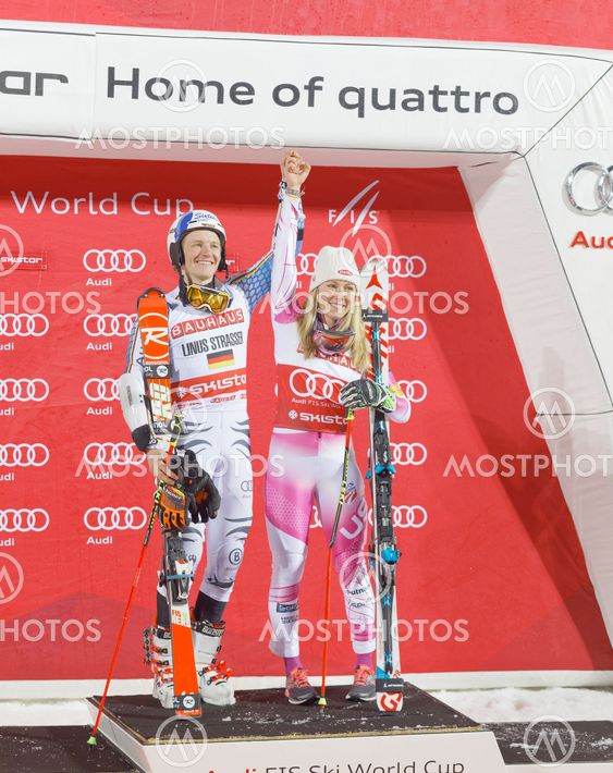 "Winner Linus Strasser and M..." av Hans Christiansson - Mostphotos