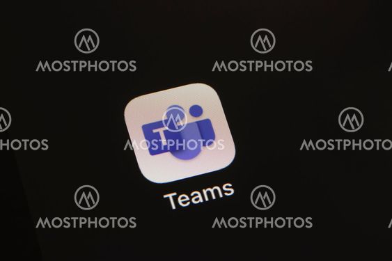 "Microsoft Teams app icon" by inbj - Mostphotos