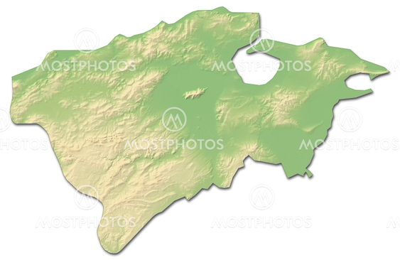 "Relief map - Bizerte (Tunis..." av Steffen Hammer - Mostphotos