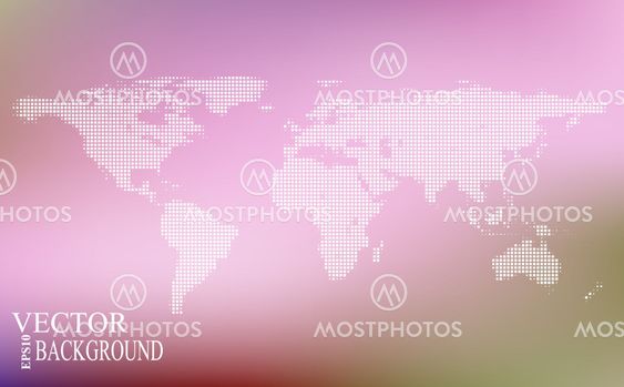 "stylized map of world. worl..." av T-flex doodle - Mostphotos
